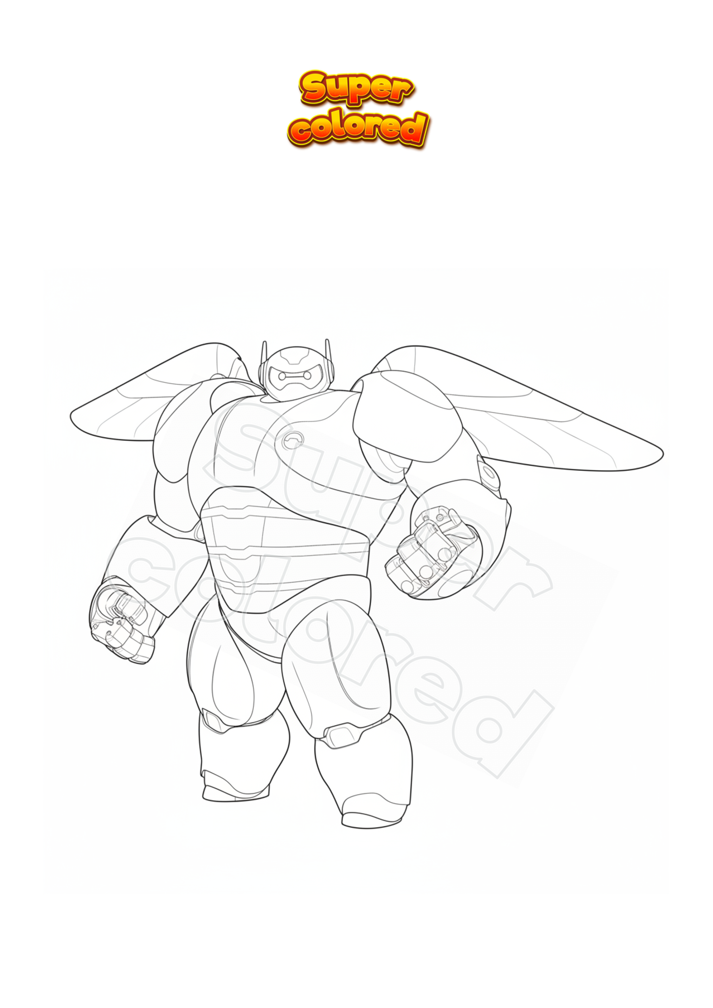 Coloring page Microbot Big Hero 6