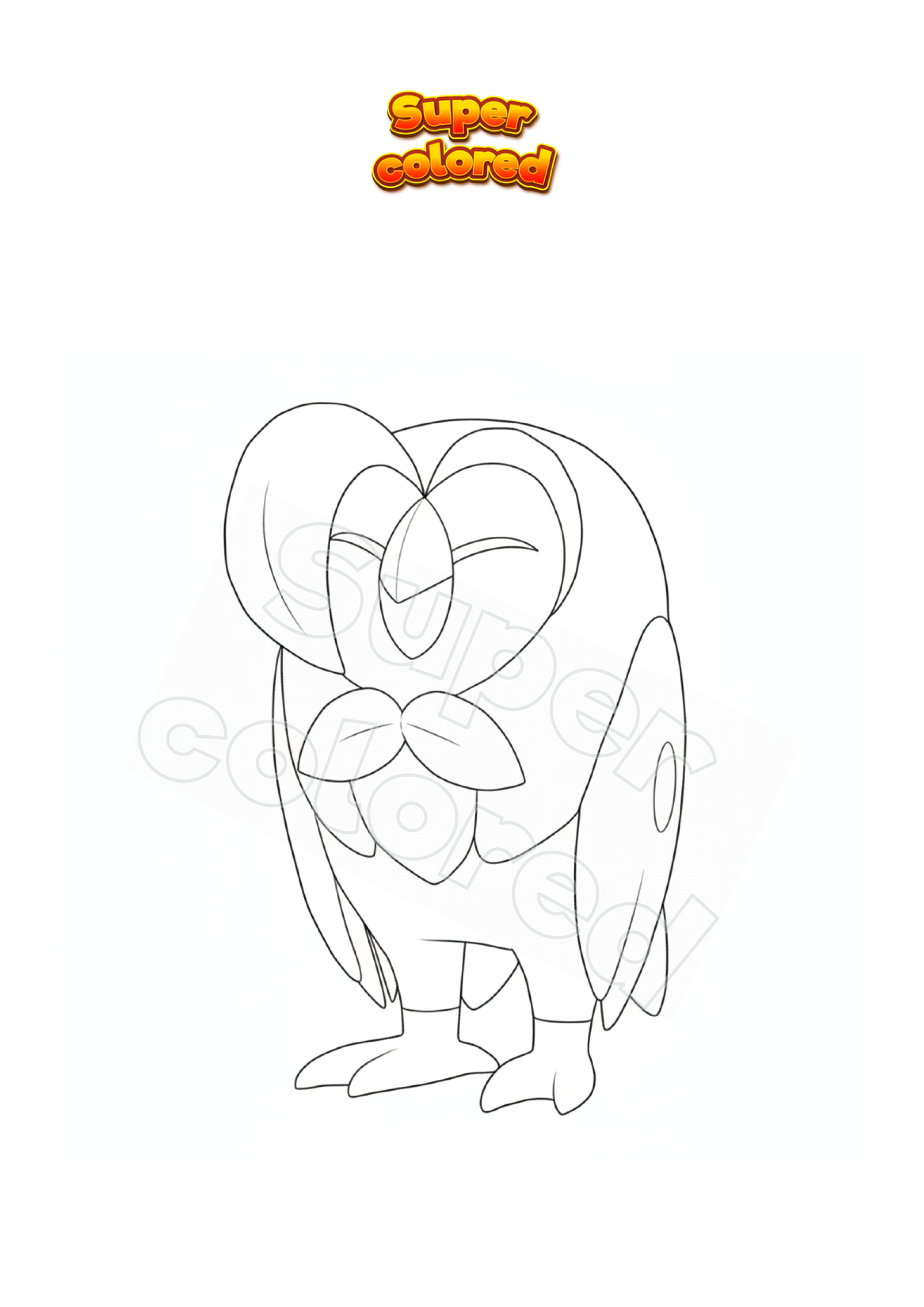 Coloring page Excadrill Pokemon Pokopia