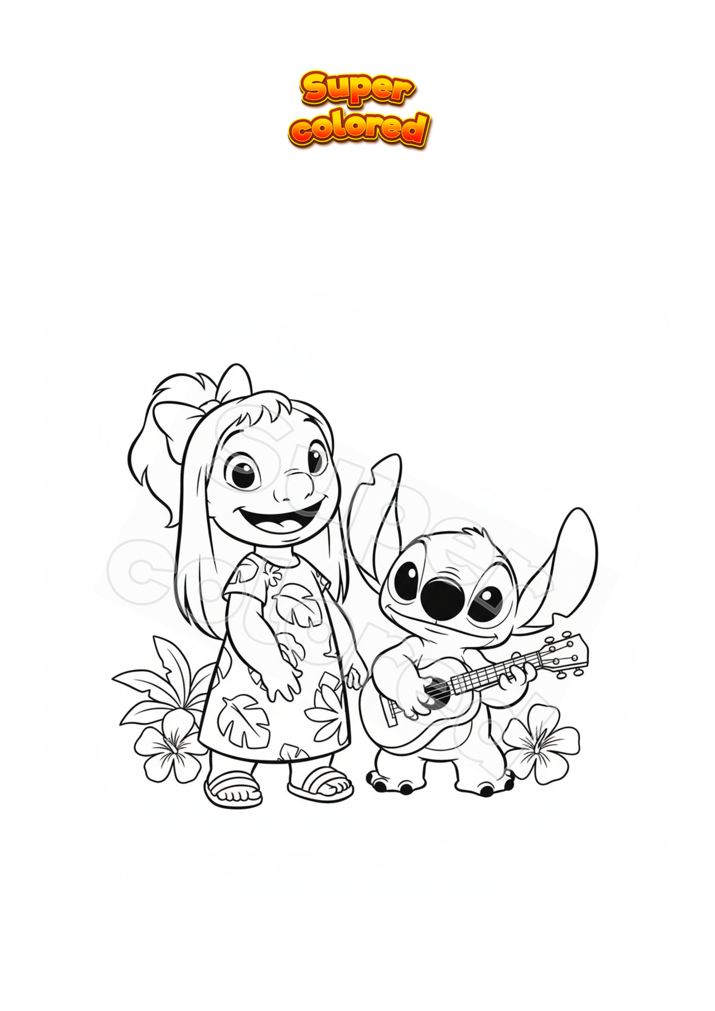 Coloring page Lilo