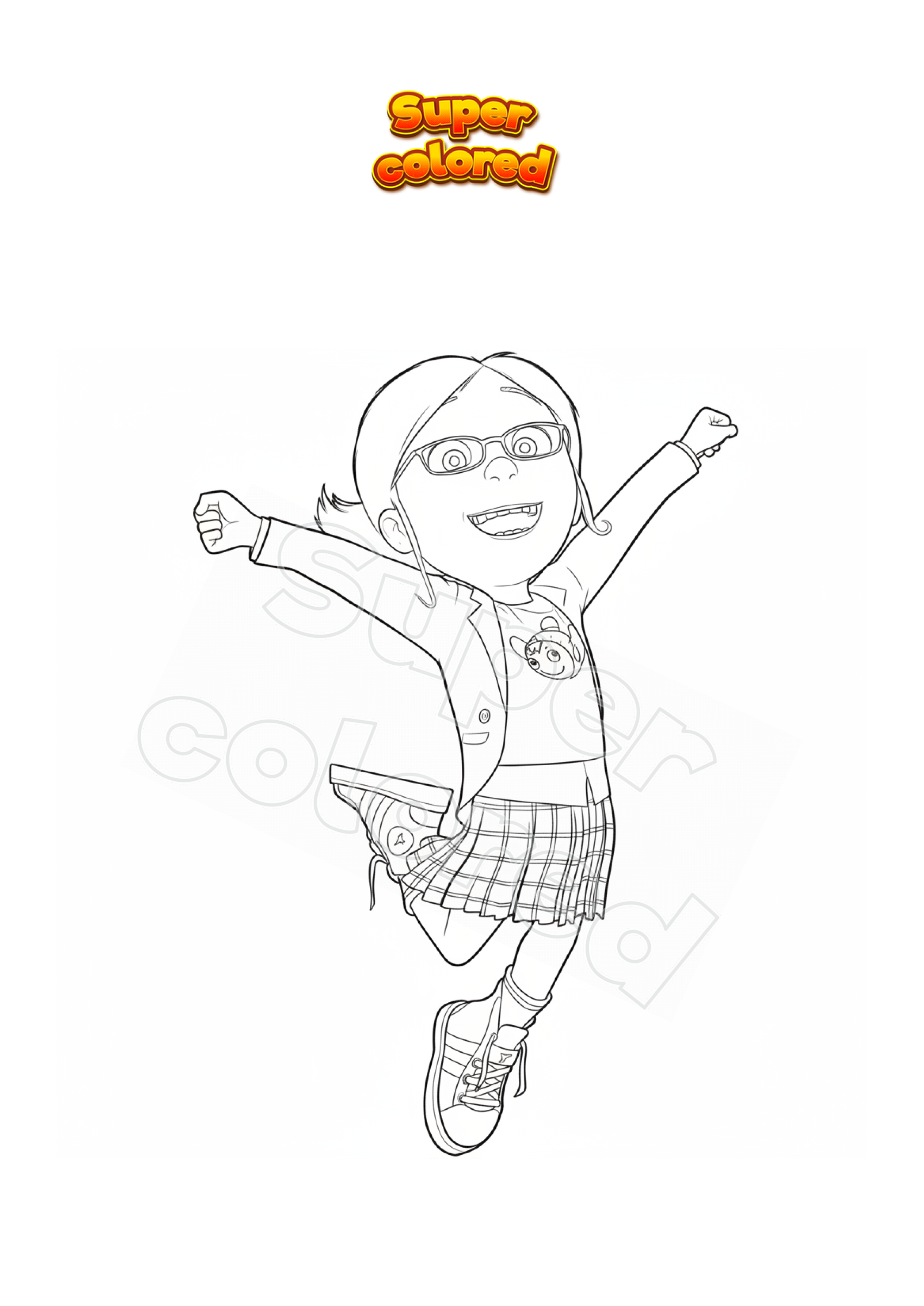 Coloring page Margo in Despicable Me