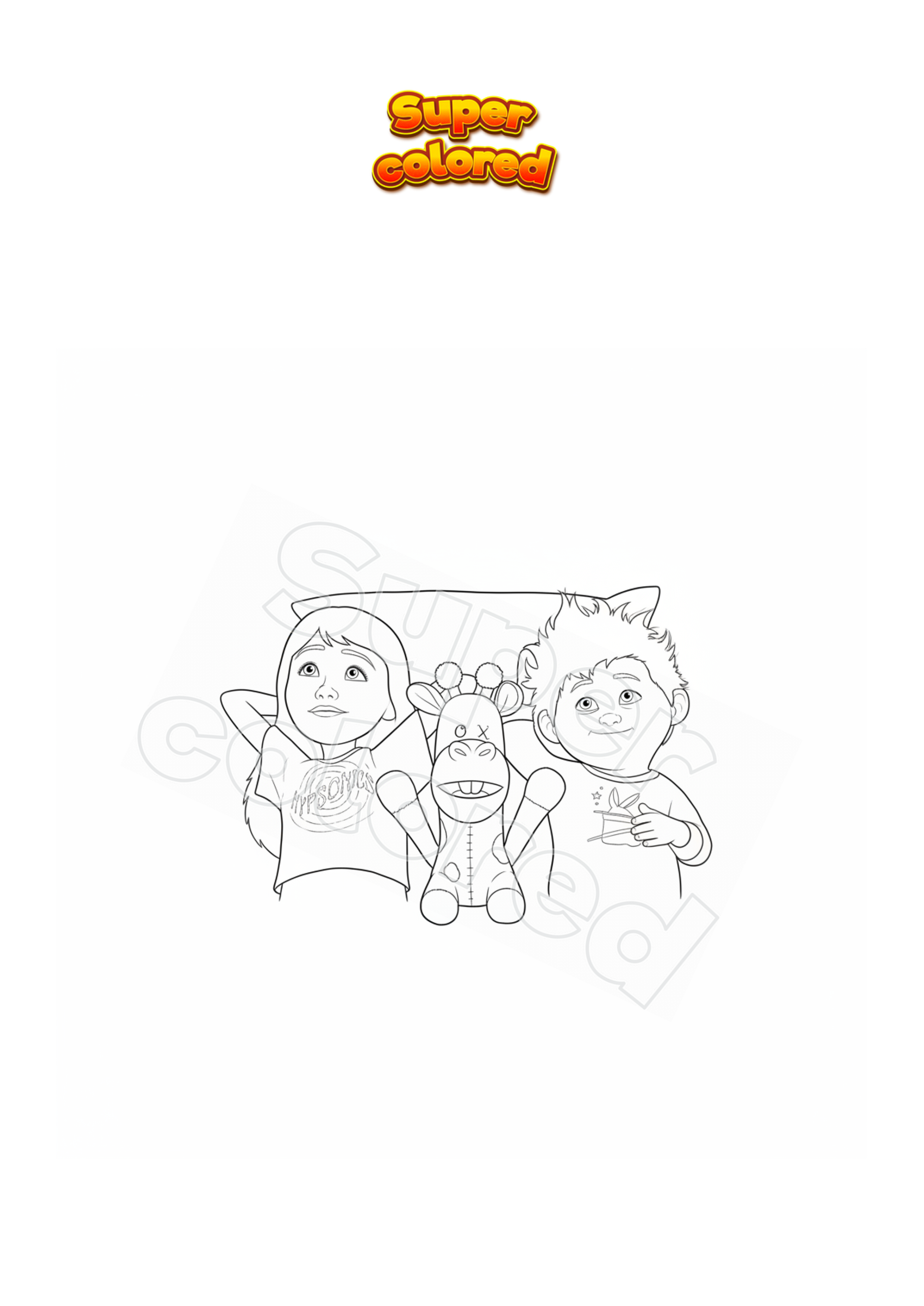 Coloring page Baloney Tony In your dreams