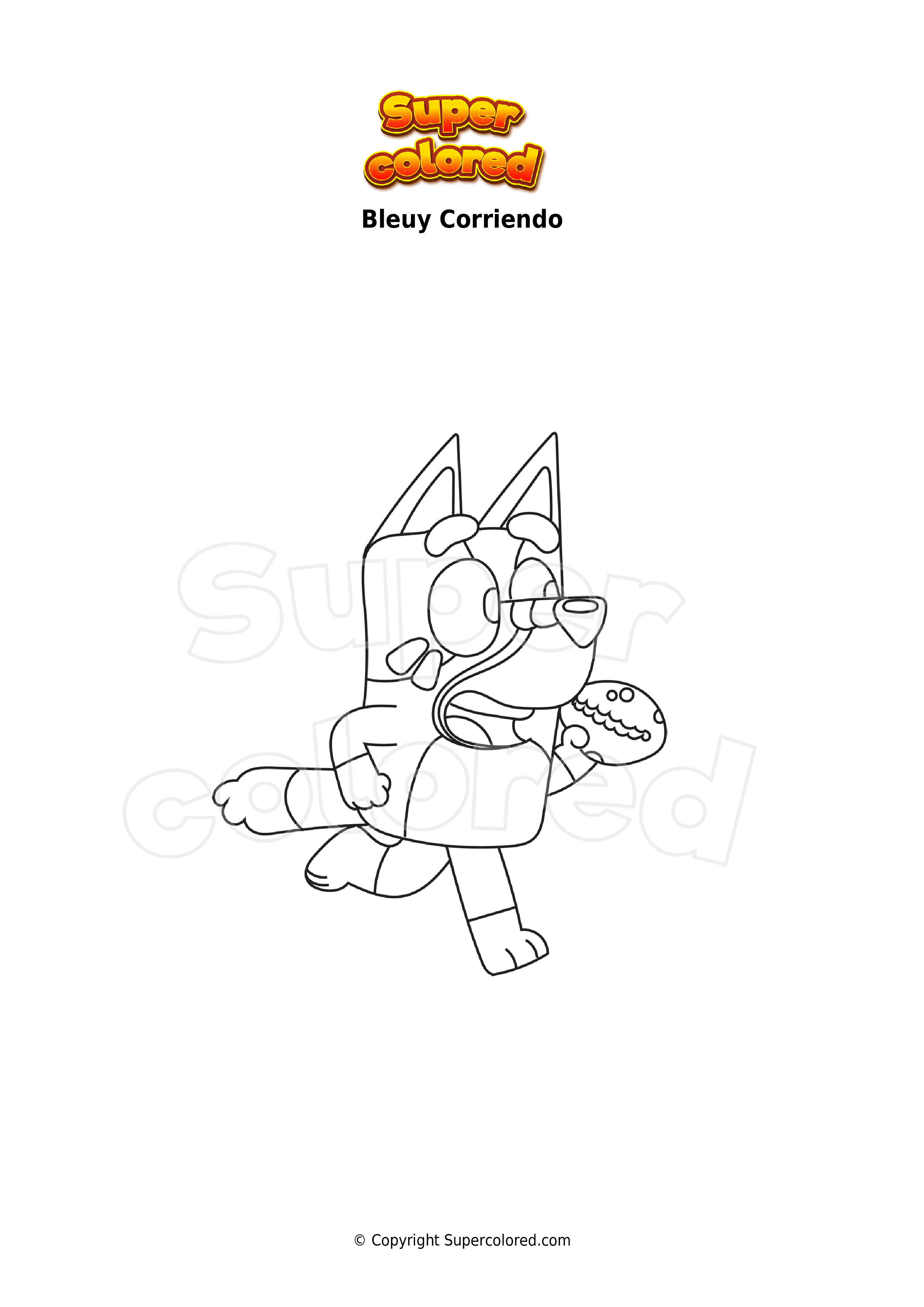 35 Dibujos Para Colorear Bluey 35 Dibujos Para Colorear Bluey