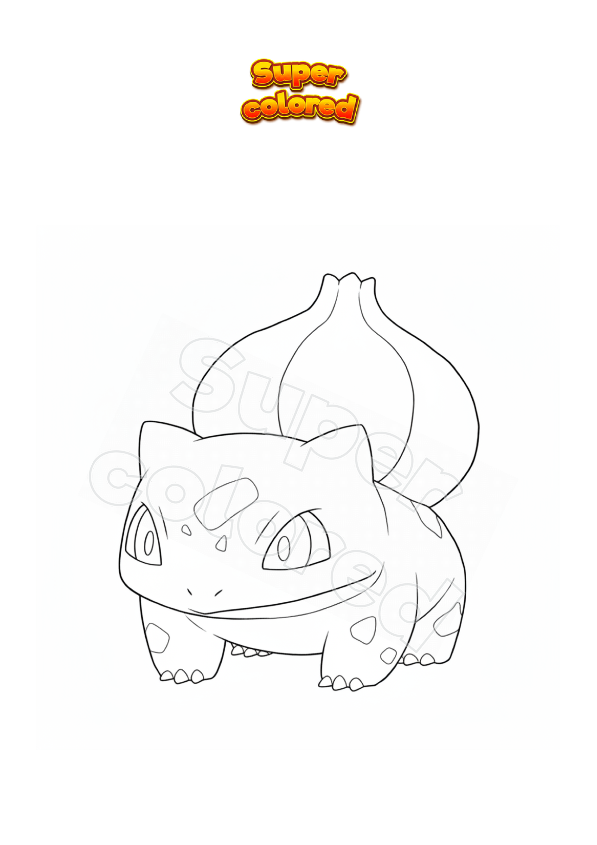 Dibujo para colorear Marill Pokemon Pokopia
