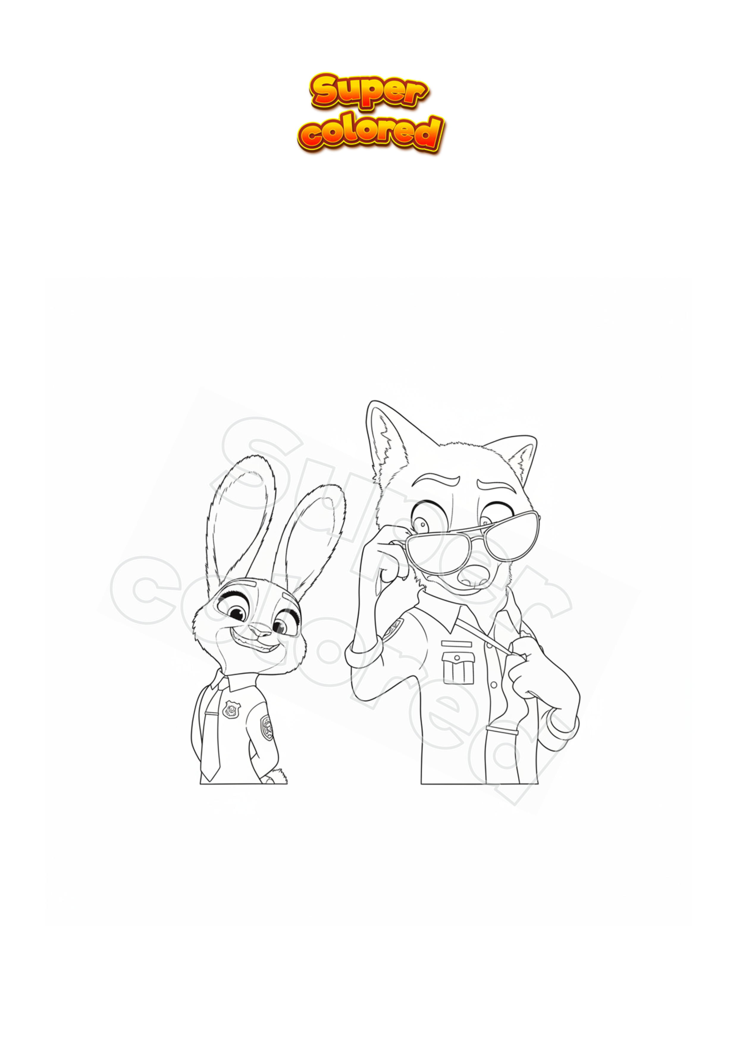 Dibujo para colorear Bogo