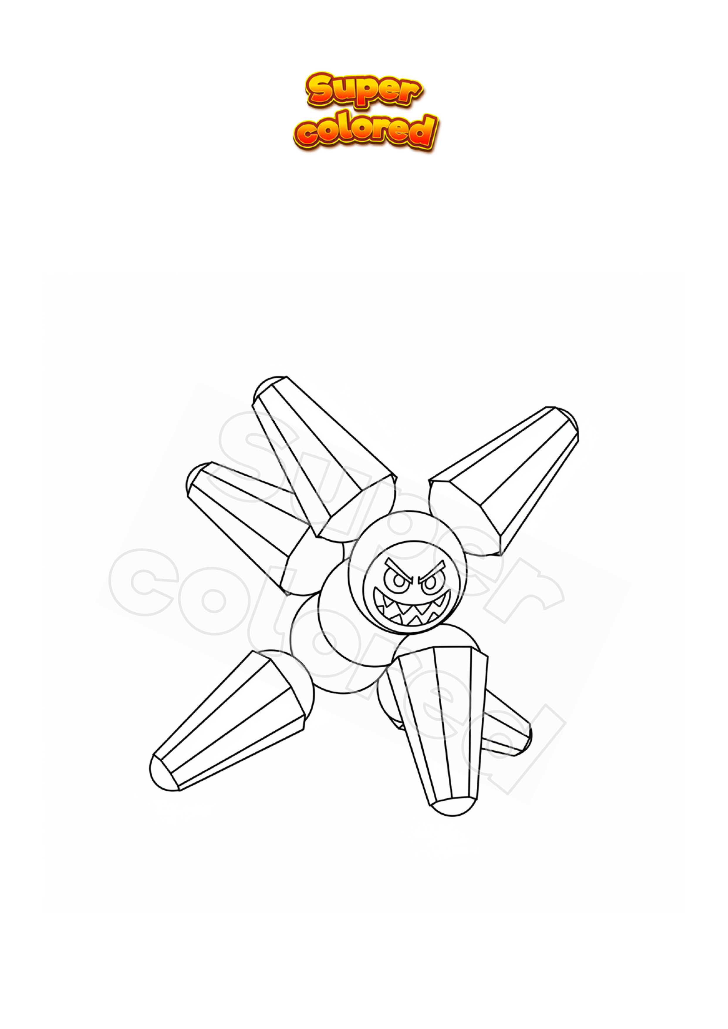 Dibujo para colorear Microbot ataca a Big Hero 6