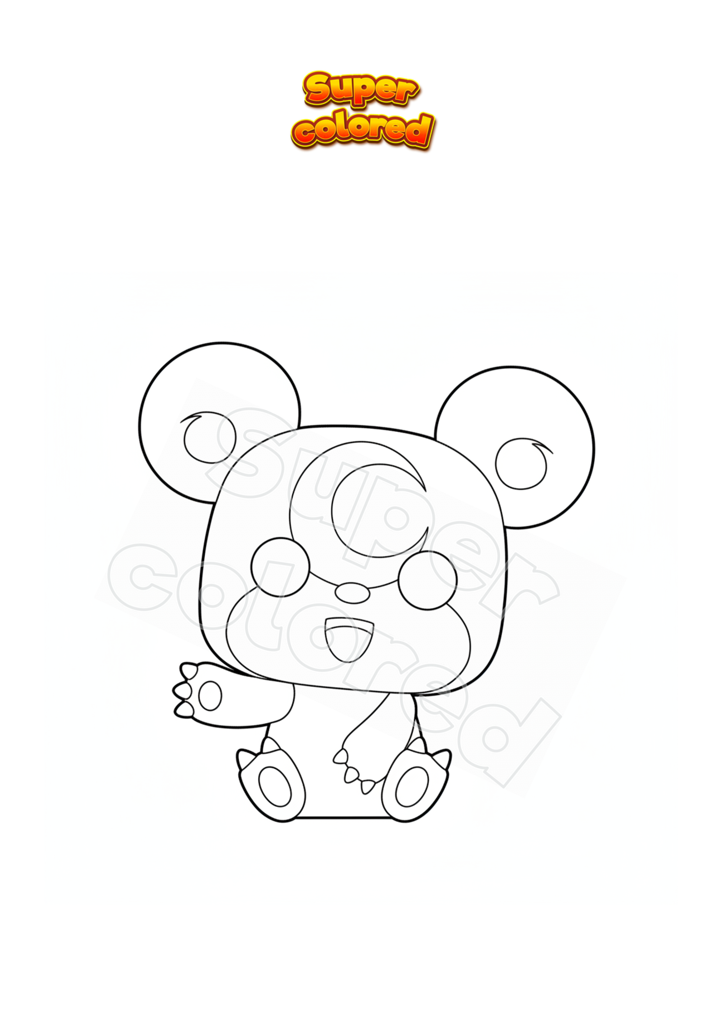 Disegno Da Colorare Pokemon Teddiursa Funko