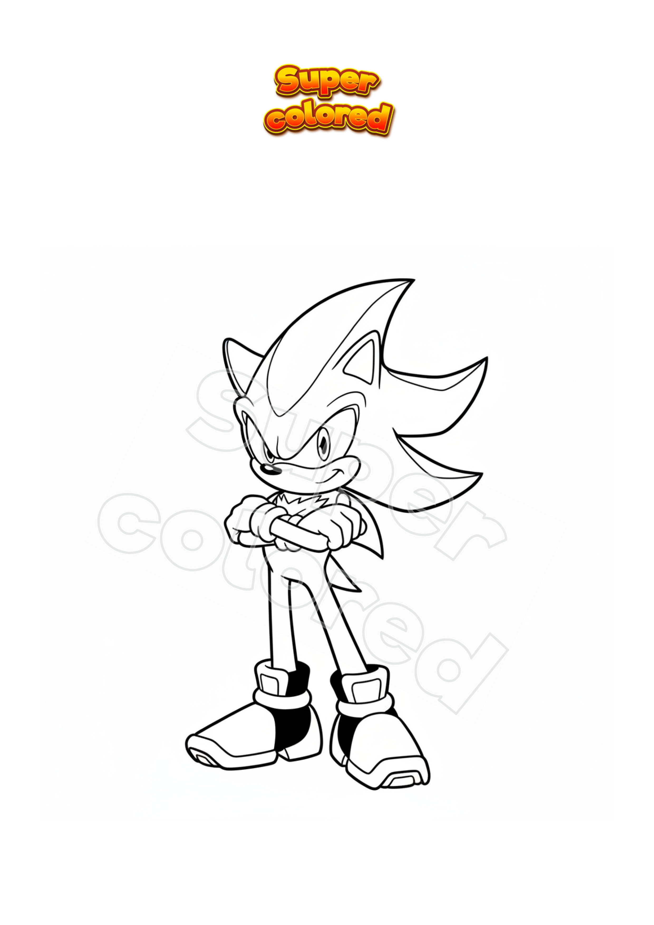 Disegno da colorare Rouge the bat arrabbiata